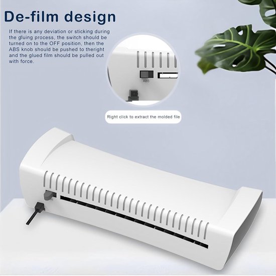 A4 File Laminator Machine - Intelligent Temperature Control - Non ...