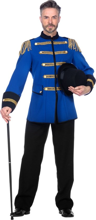 Zillion Outfit 90's - Circusdirecteur - Blauw - Maat 60 - 90s party ...