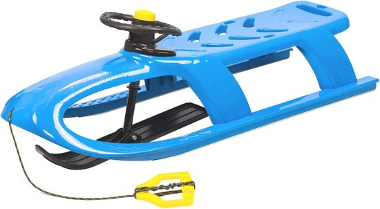 2-zits Bullet Control kinderslee met stuur en trekkoord - Kunststof ...