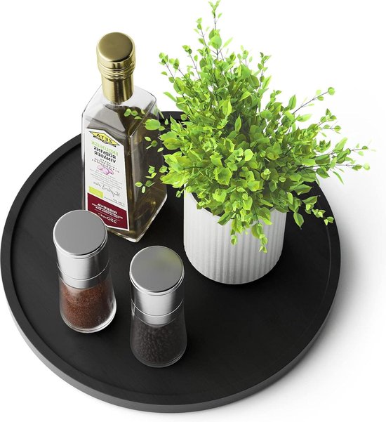 Kruidenrek Draaitafel Organizer Lazy Susan Draaiplateau Keukenorganizer 25 cm... | bol