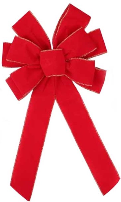 Prachtige Rode Strik 50 CM - Decoratie - Kerst - Versiering ...