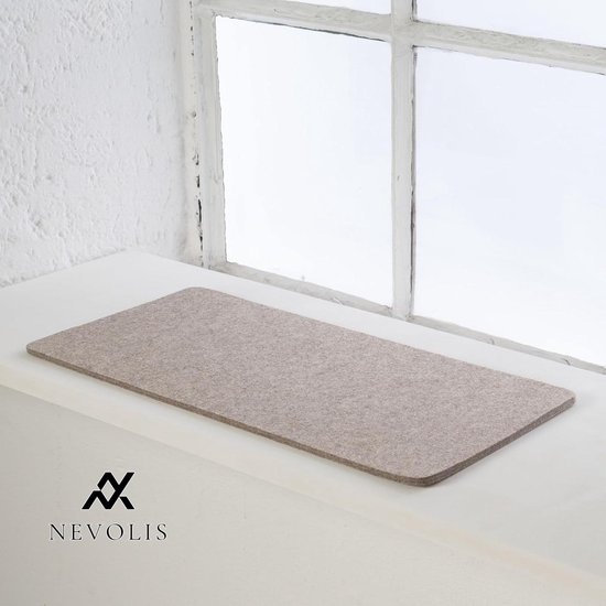 Nevolis FELTY Cat Window Sill Mat Made of Wool Felt Window Sill Bed Cat ...