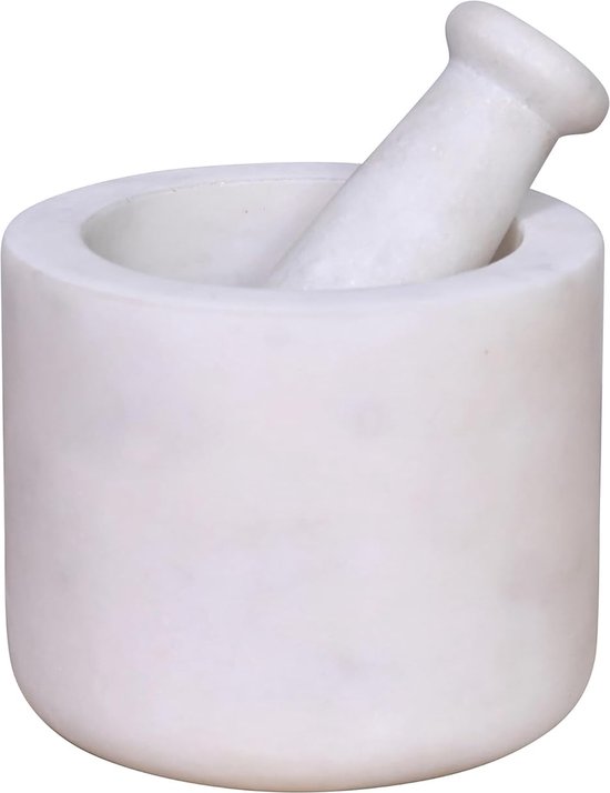 Goodivery ® Elegant Marmeren Vijzel en Stamper Set voor Kruiden en ...