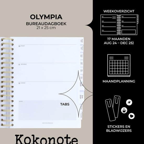 Agenda 2024 2025 Week Carey - Weekagenda 17 Maanden - Weekplanner 24 25 ...