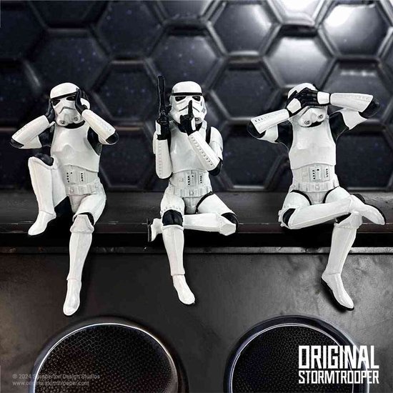 Nemesis Now Star Wars - Three Wise Sitting Stormtroopers Beeldjes ...