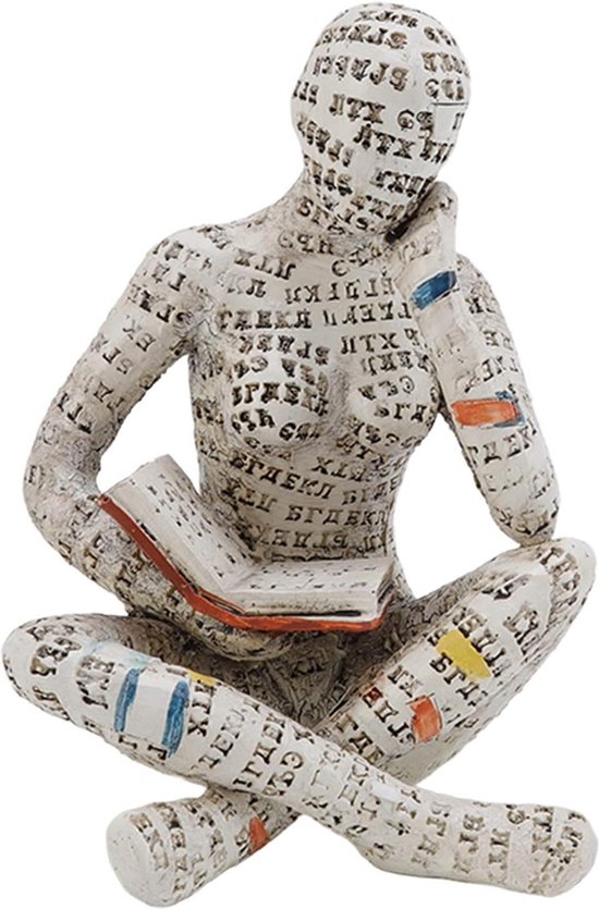 Beeldje Vrouw Denker Standbeeld Moderne Kunst Sculptuur Thuis Kantoor ...