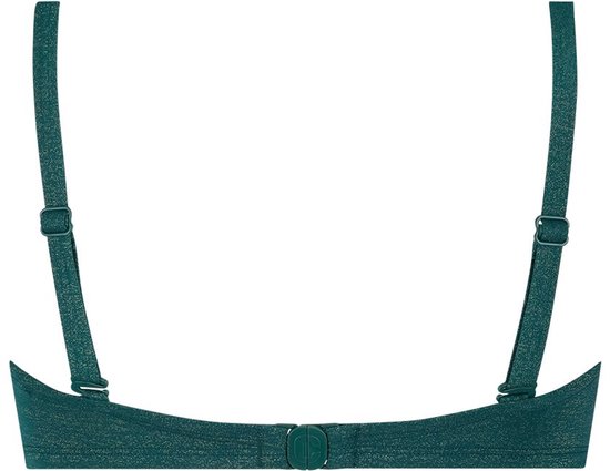 Ten Cate Basics bikini top twisted buckle bottle green voor Dames ...