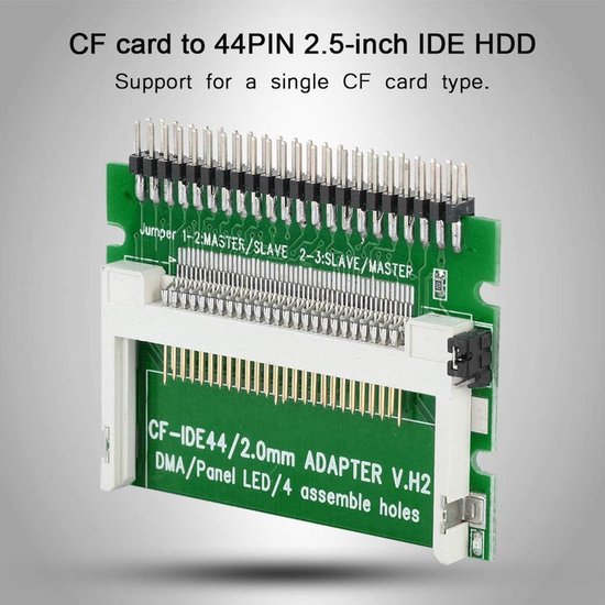 V.H2 Cf Adapter Ide 44Pin Cf Naar 2.5 Ide Pcb Compact Flash Cf ...
