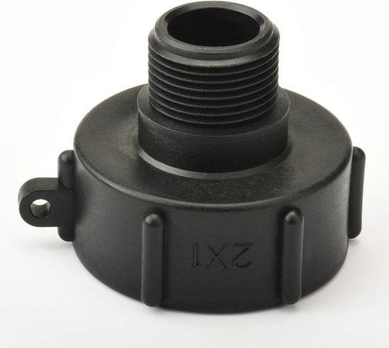 Tank Adapter Plastic Slang Tap Connector met 1 "Grof Schroefdraad voor ...