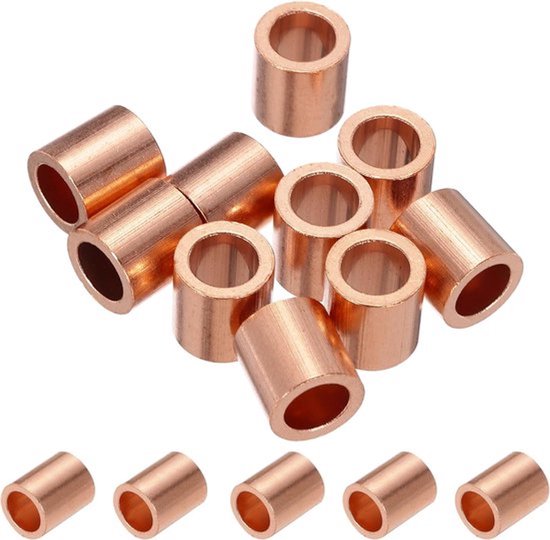 Krimpende Loop Sleeve Eind voor Wire Rope Kabel Ferrule, 10 Pack, 1/4 ...