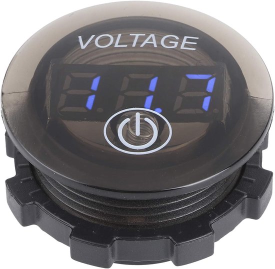 Universele Spanningsmeter met LED Display voor 12-24V Auto, Motor en ...