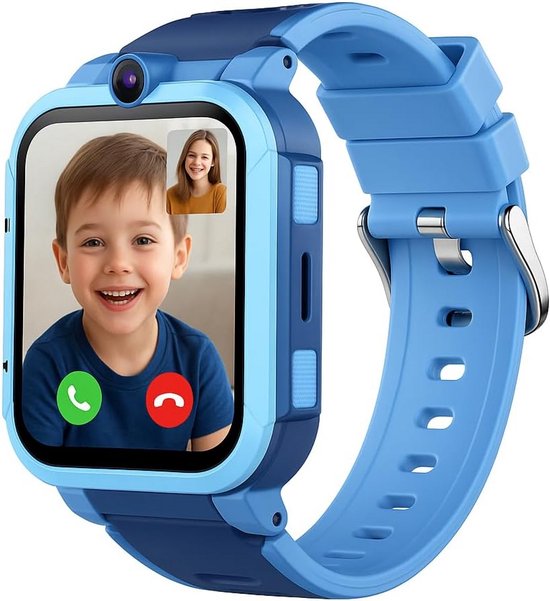 4G Kinder Smartwatch met GPS Tracker, Bellen, WiFi en SOS Functie | bol