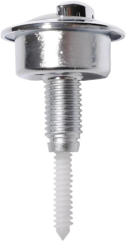 Universele Dubbele Spoelknop voor WC-Spoelreservoir - Chroom | bol