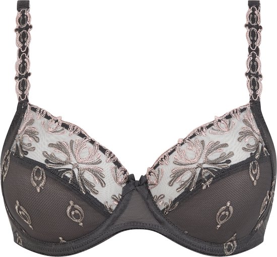 Chantelle - Champs Elysée Beugel BH Blushed Ash - maat 80F - Grijs/Roze ...