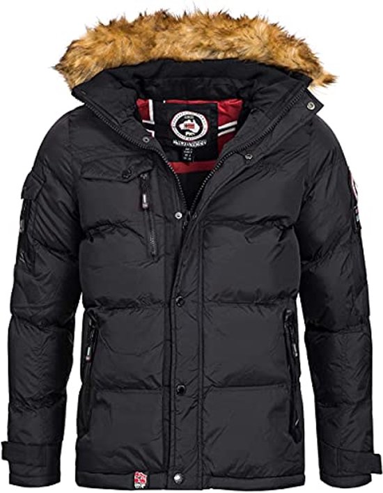 Heren Winterjas Outdoor Gevoerd Met Capuchon - Warm & Trendy Jas | bol