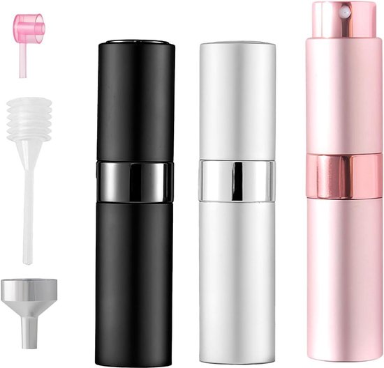 Premium - Reis-parfumverstuiver 8 ml, navulbaar, draagbaar voor dames ...