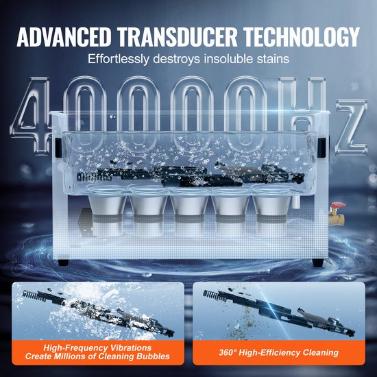 Nettoyeur de pistolet à ultrasons VEVOR 10 L - Panier chauffant avec ...