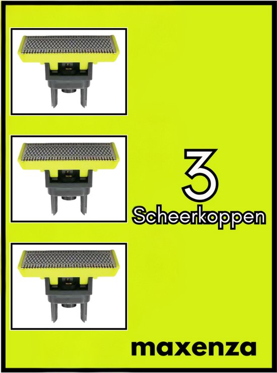 Maxenza Vervangmesjes Geschikt voor Philips OneBlade -... | bol
