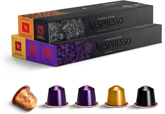 Nespresso koffiecups Decaffeinato Original 50 pack | bol