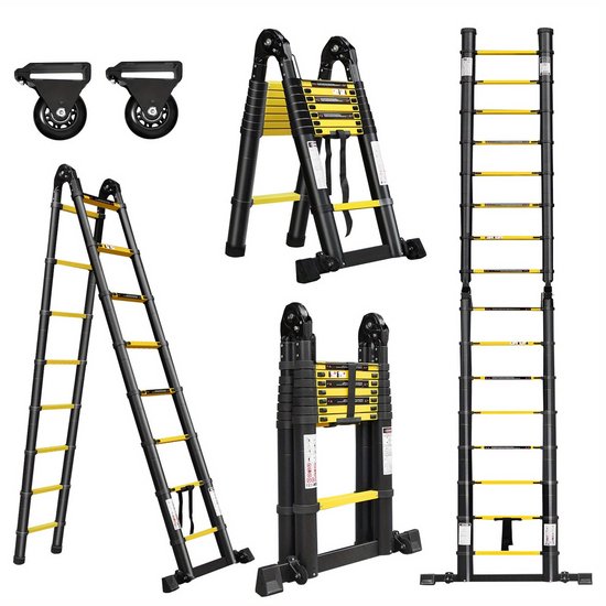 Telescopische Ladder – Uitschuifbare Ladder – Aluminium Ladder ...