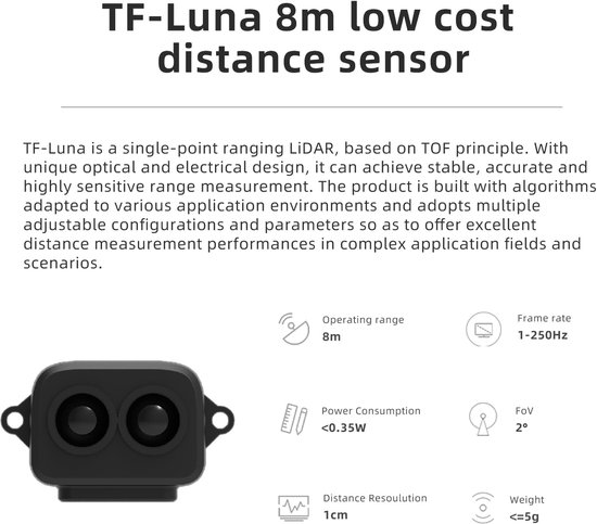 Lidar Sensor Module voor Drones en Robots met Meetbereik 0.2-8m | bol