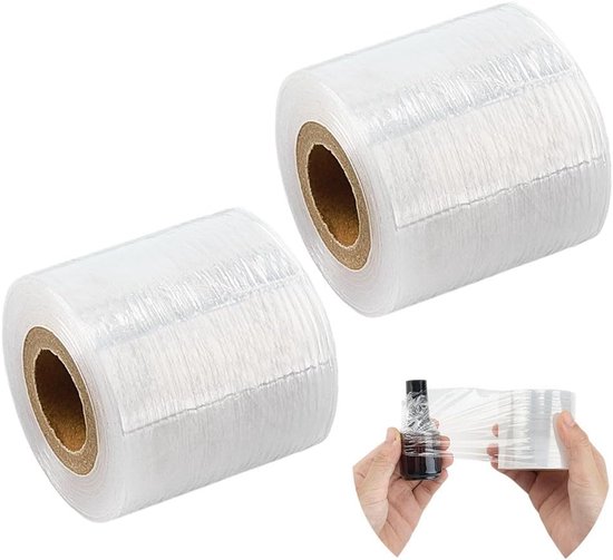 200 m Stretch Film Roll Mini Seals Polyethylene Transparent - Zeer ...