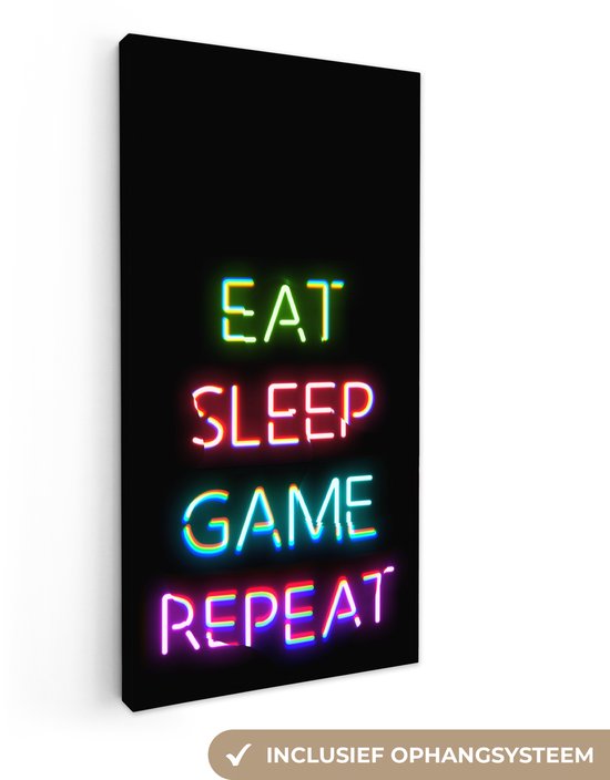 Canvas - Gaming poster - Gamen - Led - Neon - Verlichting - Game ...