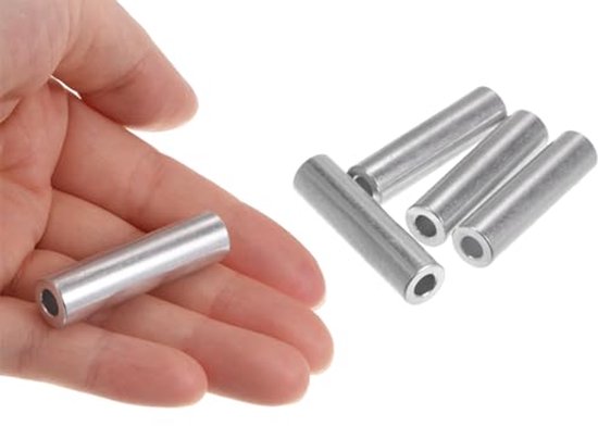 10pcs Aluminum Spacers with 5mm Bore 10mm Outer Diameter, 40mm Length ...