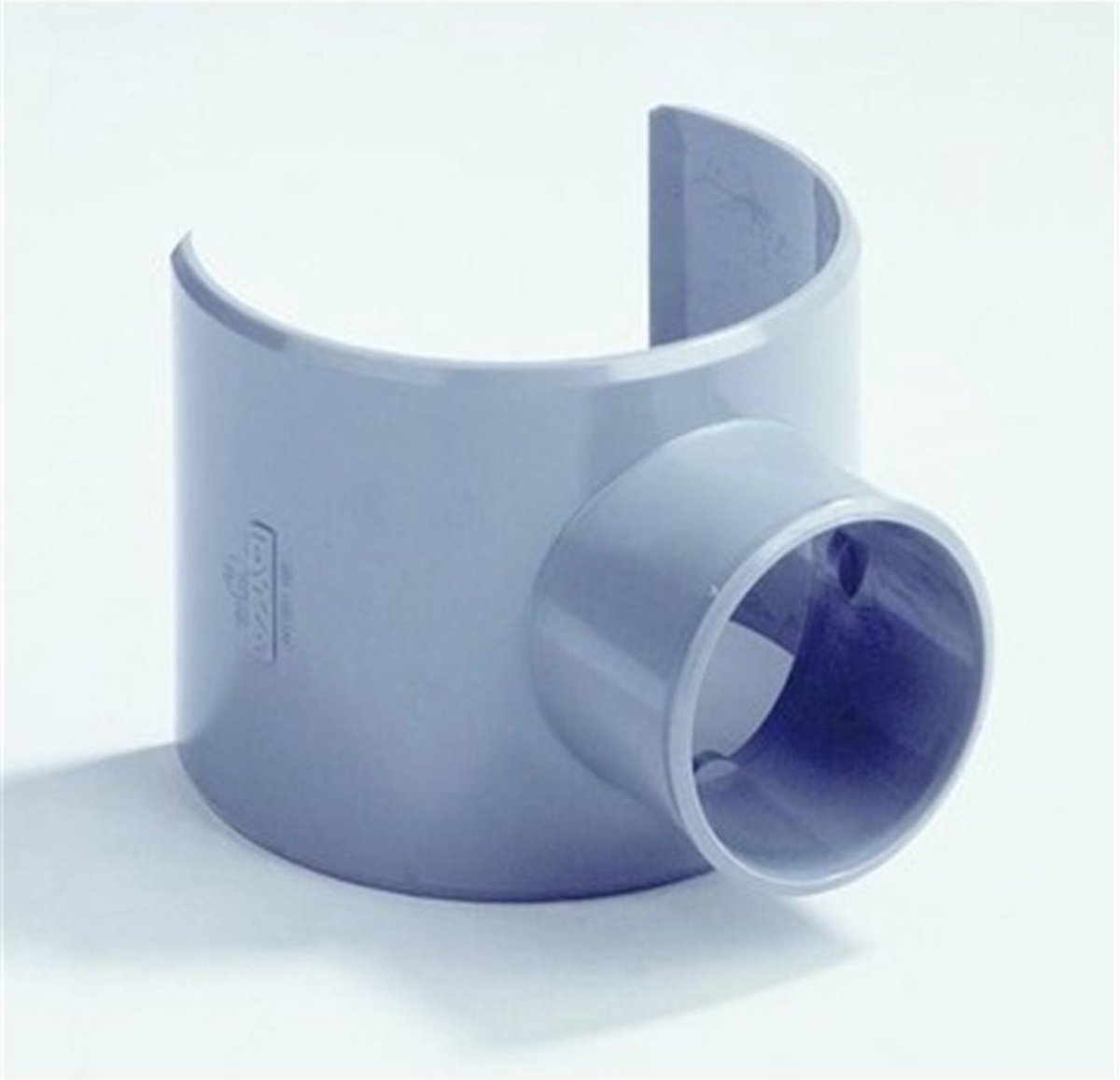 Dyka Zadelstuk PVC grijs 110 x 50mm | bol