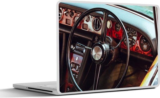Laptop sticker - 13.3 inch - Auto - Stuur - Dashboard - 31x22,5cm ...
