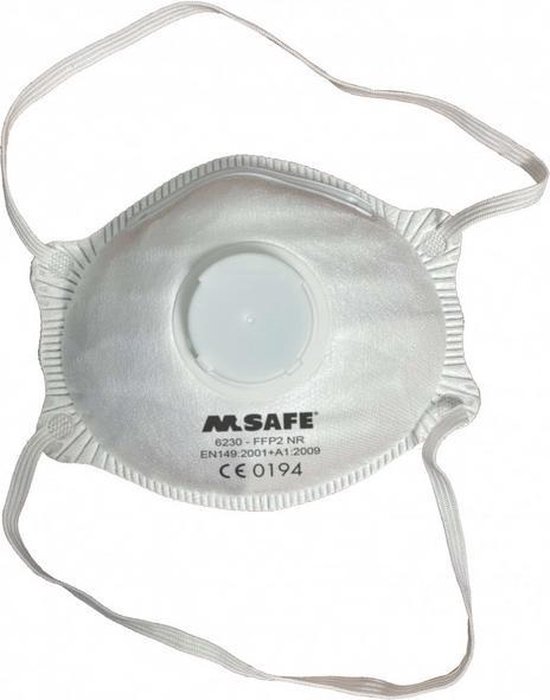 Set à 20 stuks - M-Safe 6230 stofmasker FFP2 NR | bol
