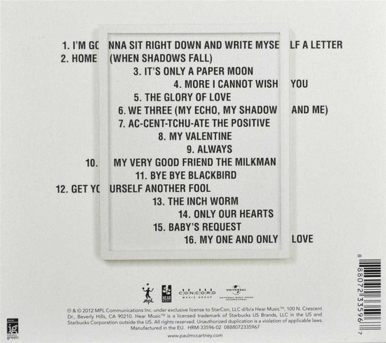 Paul McCartney - Kisses On The Bottom (CD) (Deluxe Edition), Paul ...