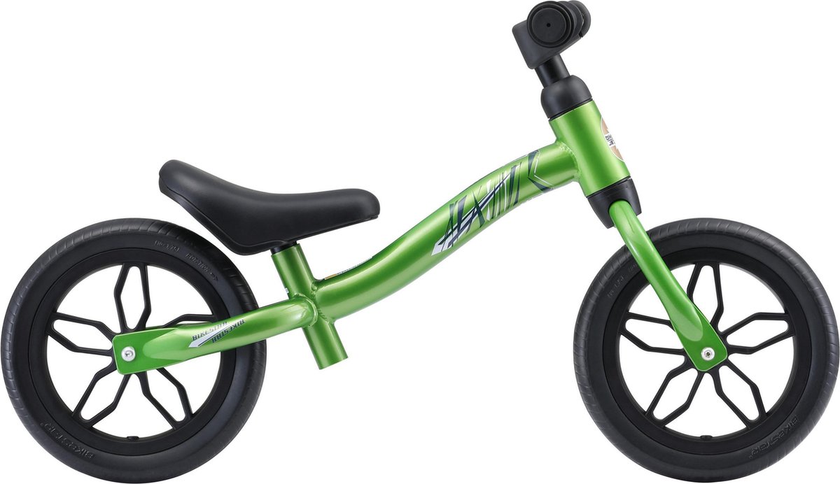 Bikestar Lightrunner 10 inch loopfiets 3 kg, groen | bol.com