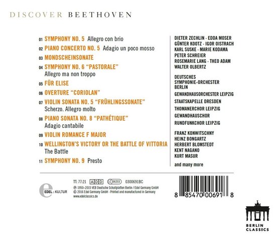 Various Artists - Discover Beethoven (CD), various artists | CD (album) | Muziek | bol