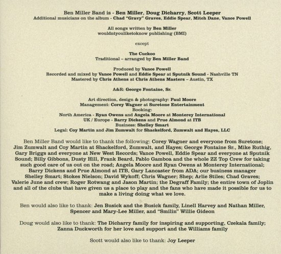 Any Way,Shape Or Form, Ben Miller Band | Muziek | bol