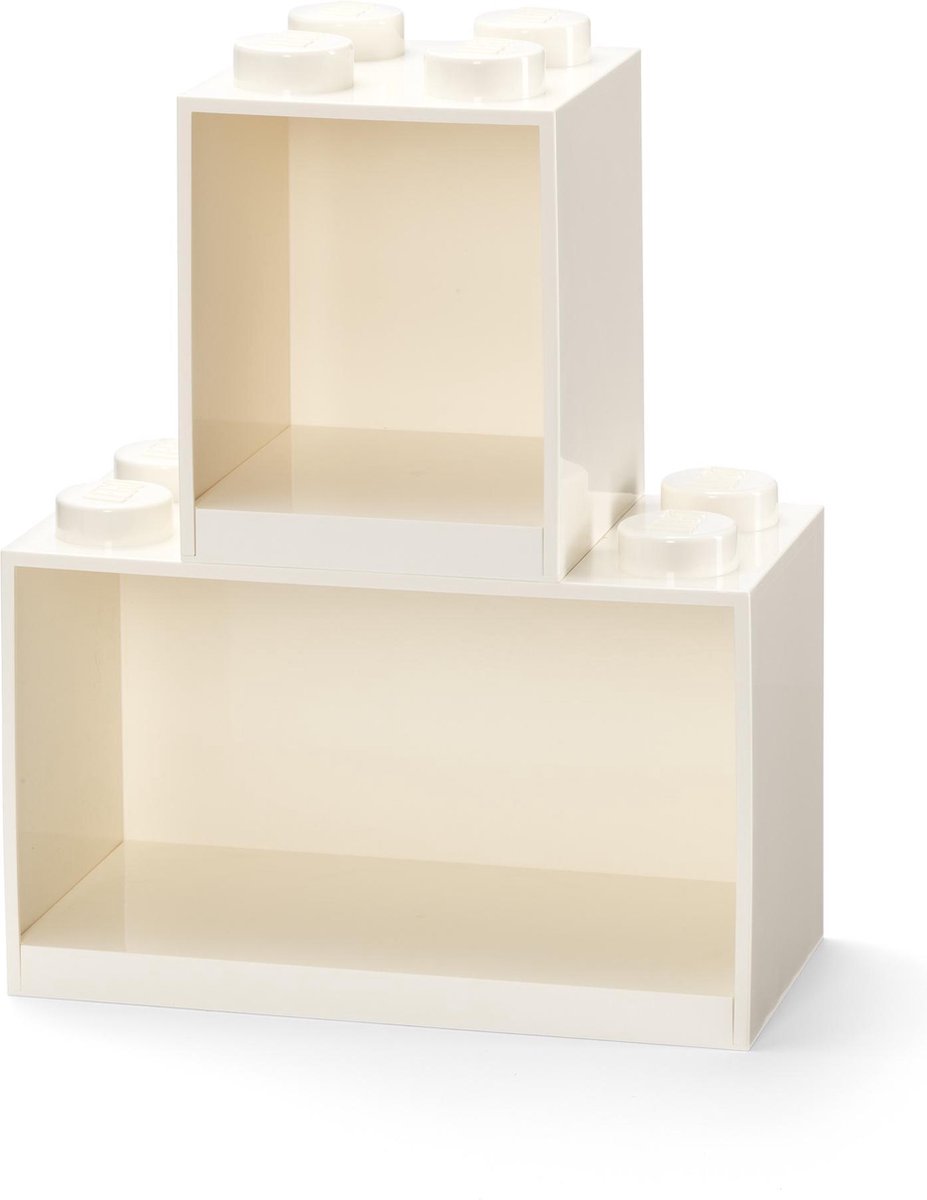 Lego Wandschap - Plankenset - Kastjes - Opbergers - Brick 4 & Brick 8 ...