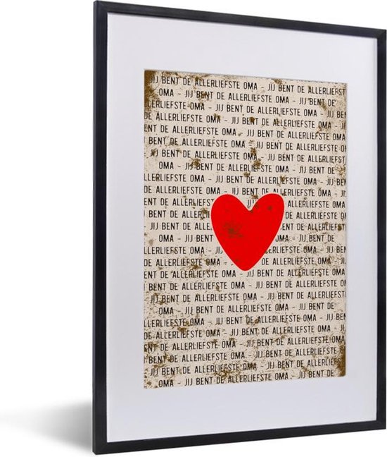 Fotolijst inclusief poster - Posterlijst 30x40 cm - Posters - Jij bent ...