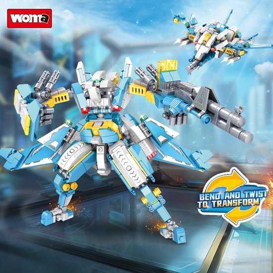 Woma Sky Conqueror - Transformer Robot - Bouwpakket - Bouwblokken - Bouwset - 3D... | bol