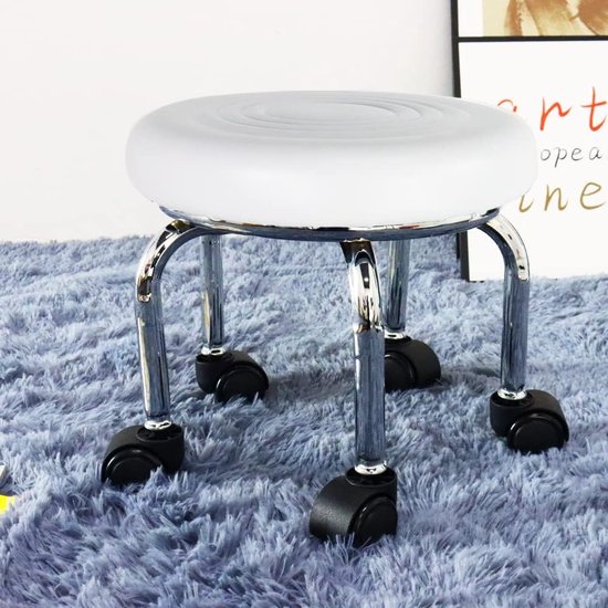 Draaibare Kruk - Rolling stool Rocking chair Work stool with adjustable ...