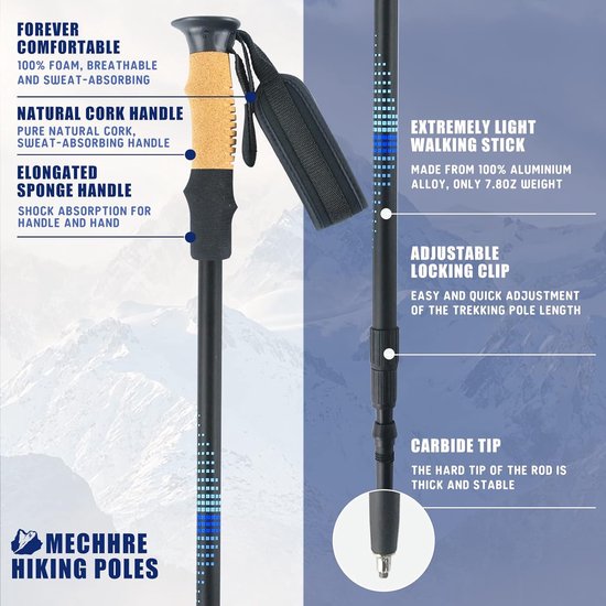 Meerdere wandelstokken - Nordic Walking stok - Walking stokken ...