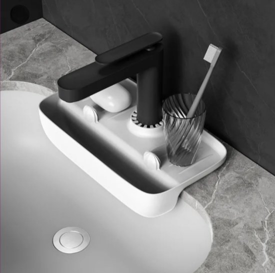 Nieuwe Keuken Siliconen Afvoerrek Wit- water opvangmat - Druppel Opvang ...