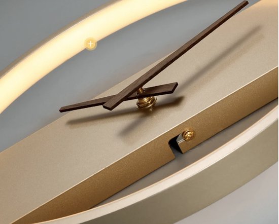 Luxaliving: Ledklok - Moderne klok - Wandklok - Led op netstroom ...
