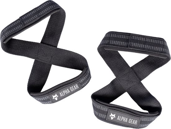 8-figure Straps - Alpha Gear - Lifting Straps - Bodybuilding ...