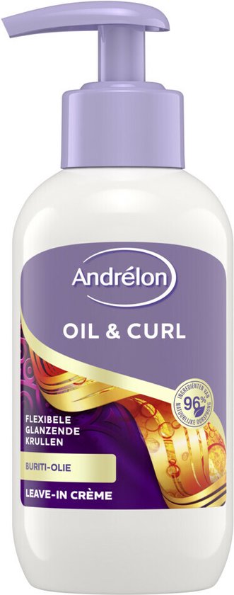 Andrélon Haarcreme Oil & Curl 200 ml | bol
