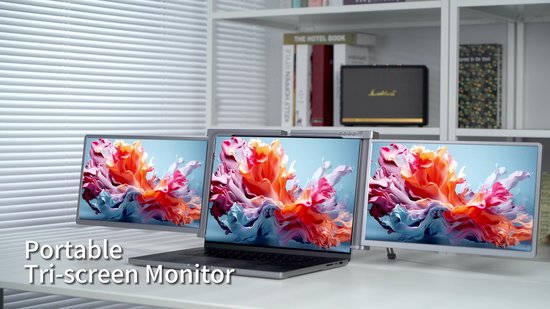 E3 Tri-screen - Portable Monitor - Triple screen - Beeldscherm ...