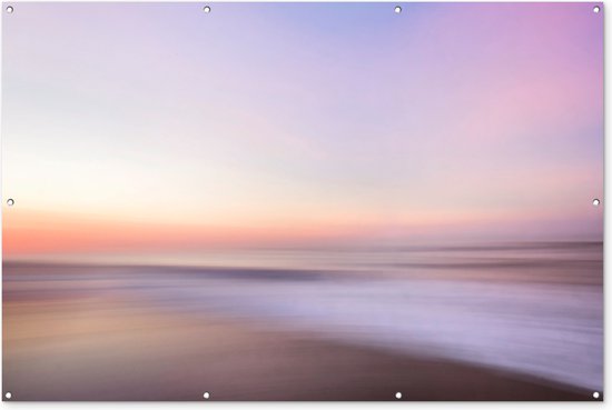 Muurdecoratie Strand - Kleuren - Pastel - 180x120 cm - Tuinposter ...