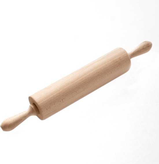 Deegroller met metalen as, made in Germany, hoogwaardige bakrol van ...