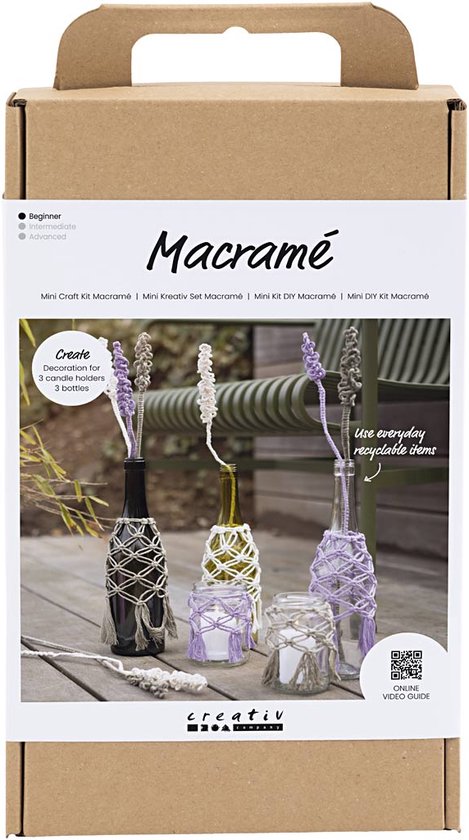 Creativ Company Hobbyset Macramé Glasdecoratie | bol