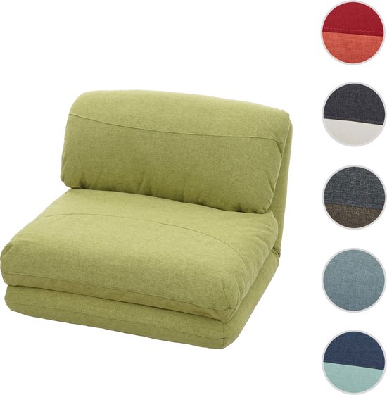 Fauteuilbed MCW-E68, slaapbank functionele fauteuil inklapbare fauteuil ...