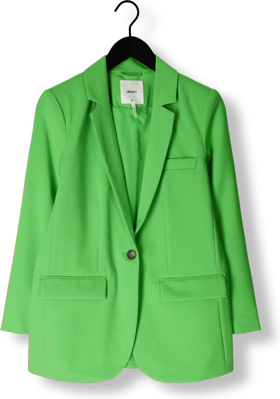 Object Objsigrid L/s Blazer Blazers Dames - Groen - Maat 38 | bol
